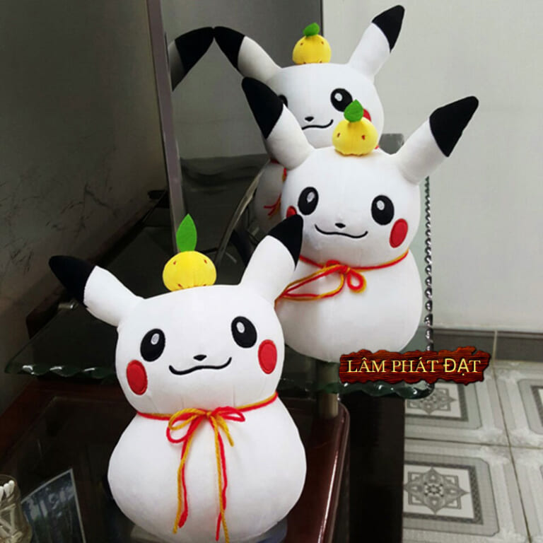 Gấu Bông Pikachu Lật Đật | Thú Nhồi Bông Con Lật Đật Pikachu