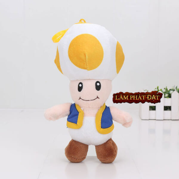 Thú Nhồi Bông Nấm Mario Bros Dễ Thương Cao Cấp Nhập Khẩu