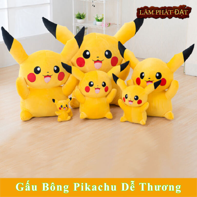 Gấu Bông Pikachu Dễ Thương Tặng Người Yêu Nên Mua Nhất Tại Sao?